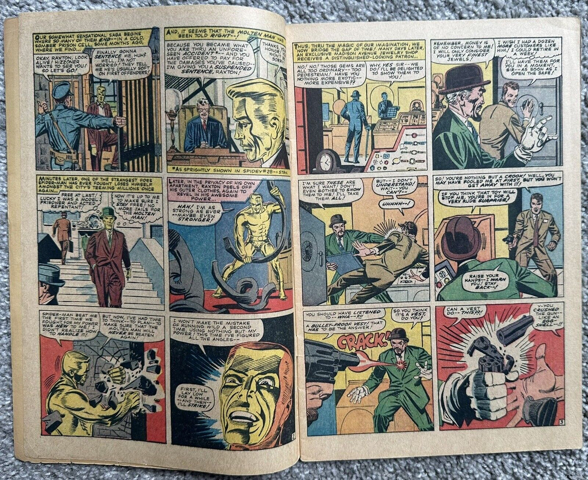 THE AMAZING SPIDER-MAN #35 (MARVEL,1966) 2nd appearance of the Molten ...