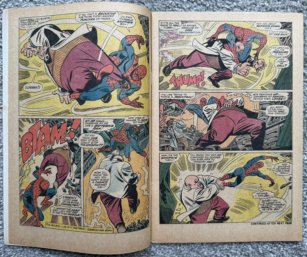 THE AMAZING SPIDER-MAN #60 (MARVEL,1968) Kingpin appearance. – BAM! POW ...