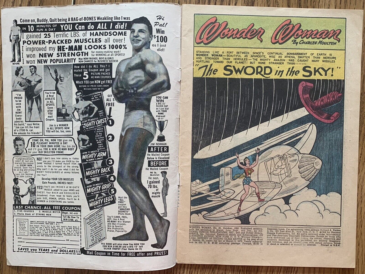 WONDER WOMAN #85 (DC,1956) – BAM! POW! COMICS